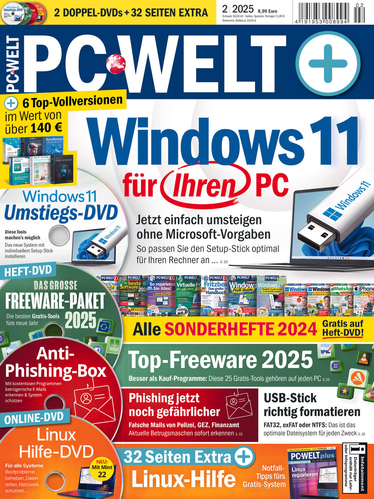 PC-WELT Plus 02/2025 · Einzelausgaben PC-WELT · IDG Shop